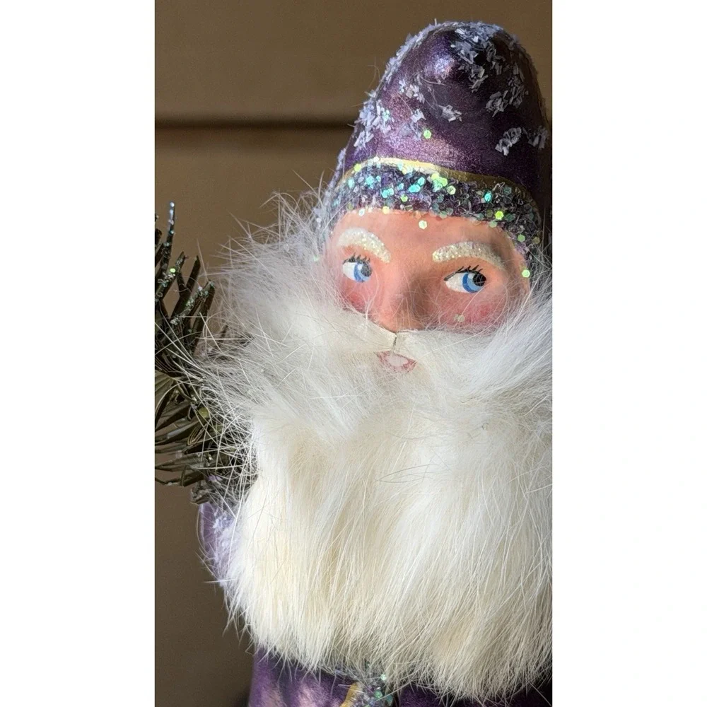 Holiday | Christopher Radko 1994 Paper Mache Santa Figure 5860 Germany ...
